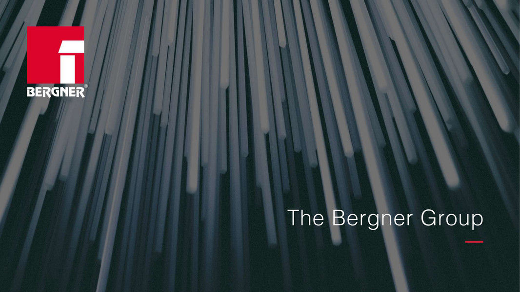 Bergner Europe - Bergner Corporate Presentation - Page 1
