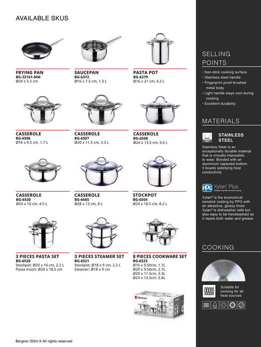 Bergner Europe - BG Category Catalogue 2025 - Page 8-9